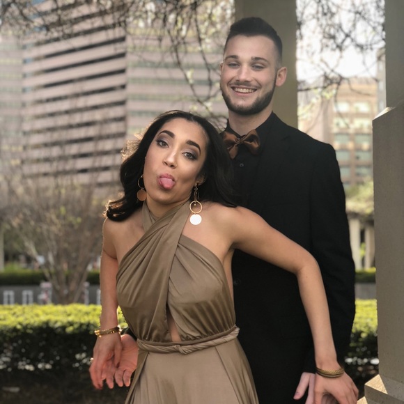 Alamour The Label | Dresses | Bronze Prom Dress | Poshmark